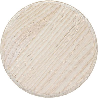 Bright Creations Unfinished Wood Round Plaques For Diy Crafts (2 Pack ...