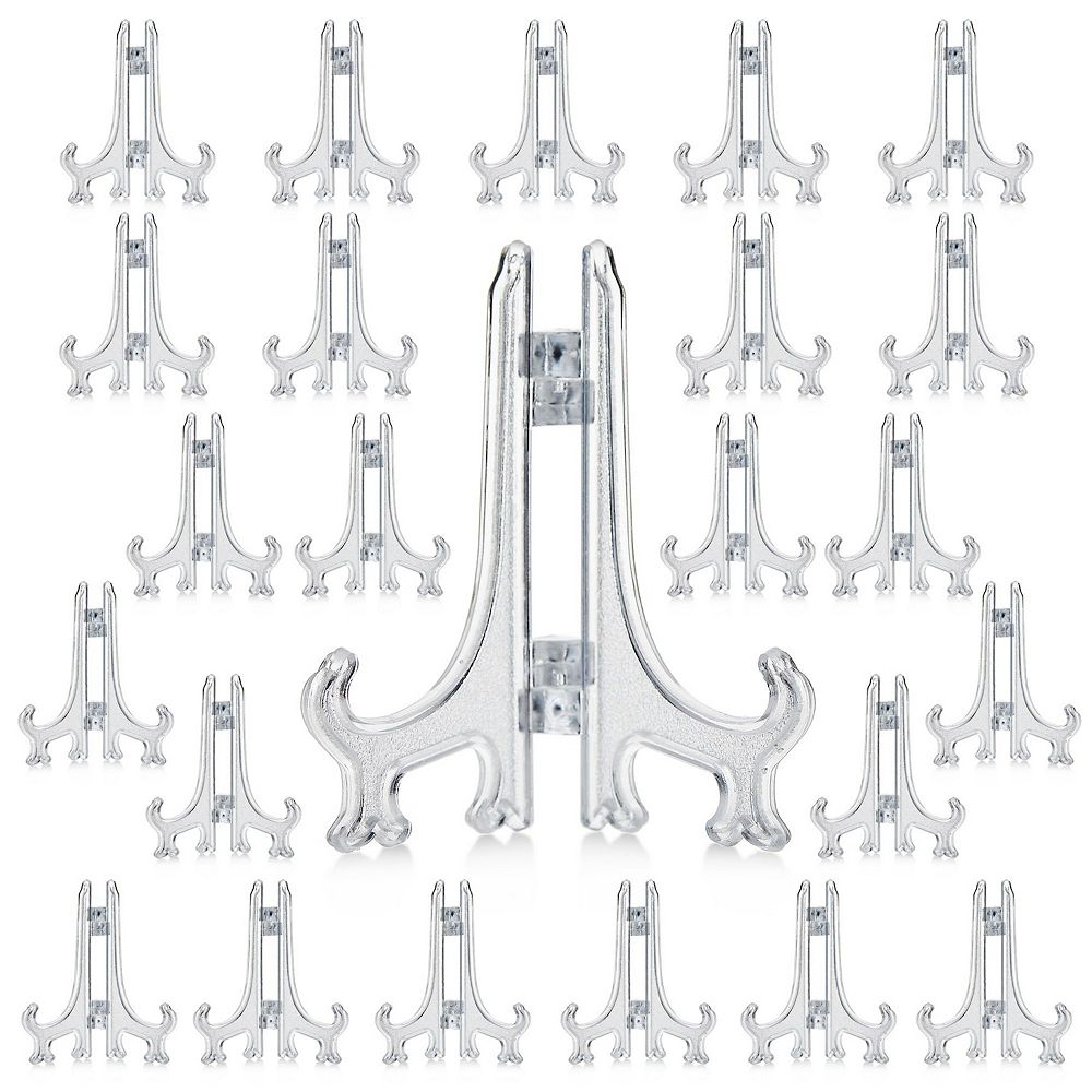 24 Pack 3-inch Mini Easel Display Stand For Sports Trading And Baseball ...