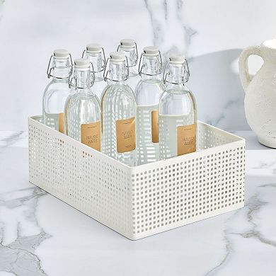 Nate Home By Nate Berkus Standard Metal Kitchen Bin From Mdesign - 6 Pack