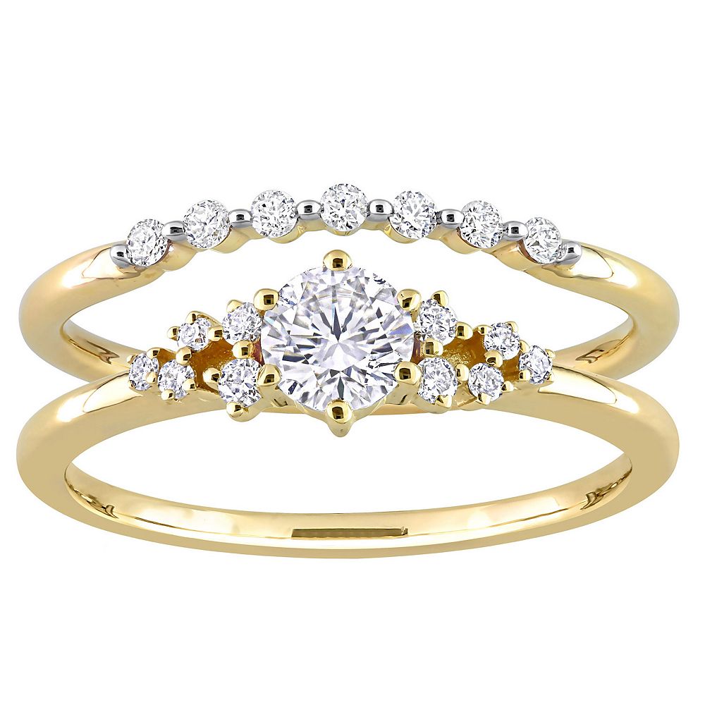 Stella Grace 10k Gold 5/8 Carat T.W. Diamond Bridal Ring Set