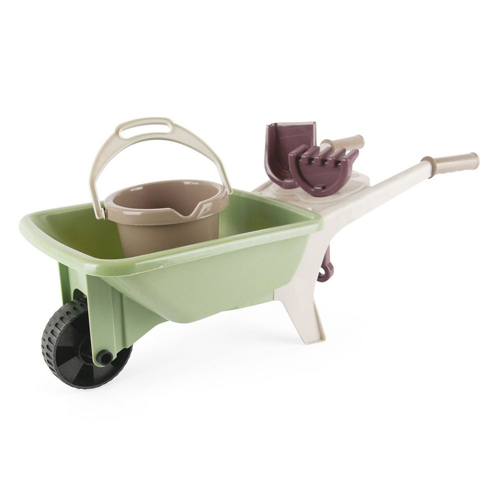 Dantoy Green Garden Wheelbarrow Toy Set