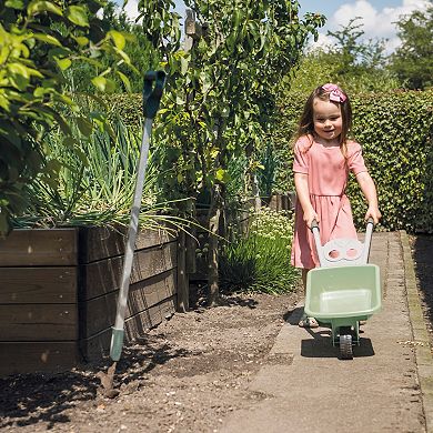 Dantoy Green Garden Wheelbarrow Toy Set