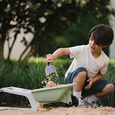 Dantoy Green Garden Wheelbarrow Toy Set