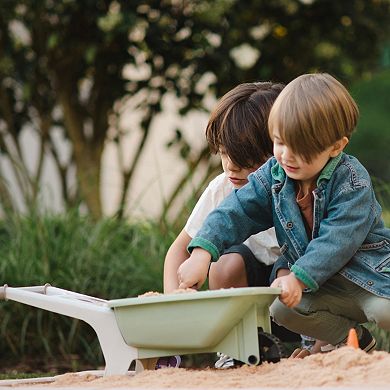 Dantoy Green Garden Wheelbarrow Toy Set