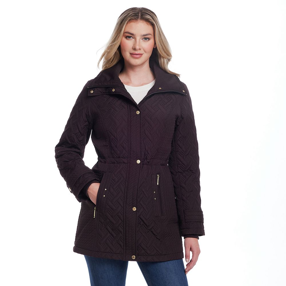 Women's Weathercast Knit Collar Quilted Jacket