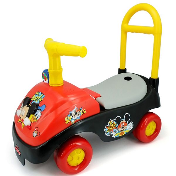 Disney's Mickey Mouse Toddler Foldable Handle Ride-On Foot-to-Floor ...