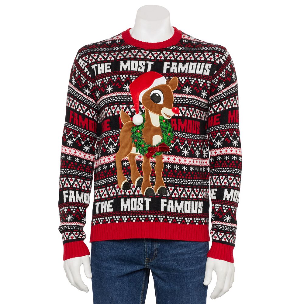 Men's Rudolph The Red-Nosed Reindeer "Most Famous Reindeer of All ...