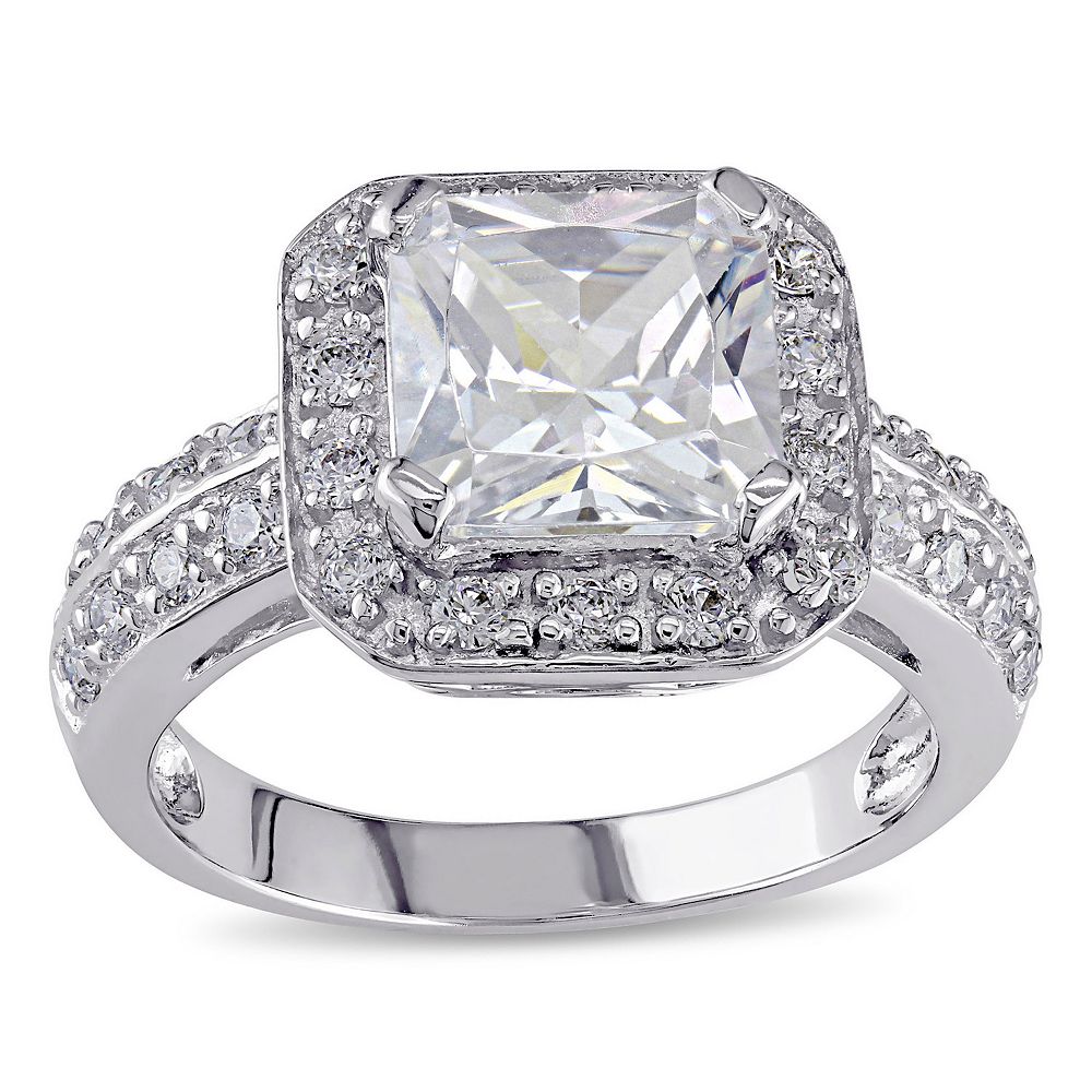 Stella Grace Sterling Silver Cubic Zirconia Engagement Ring