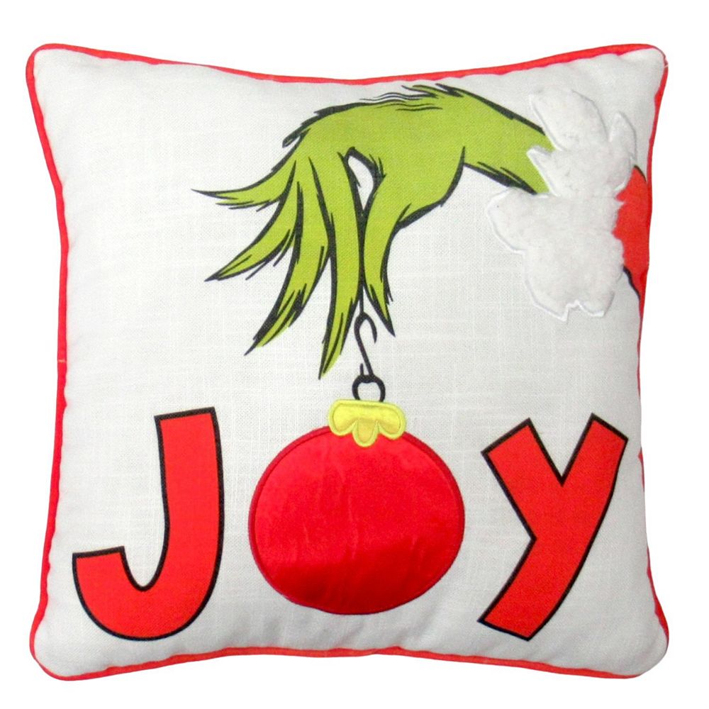 Dr. Seuss' The Grinch Who Stole Christmas Joy Decorative Pillow