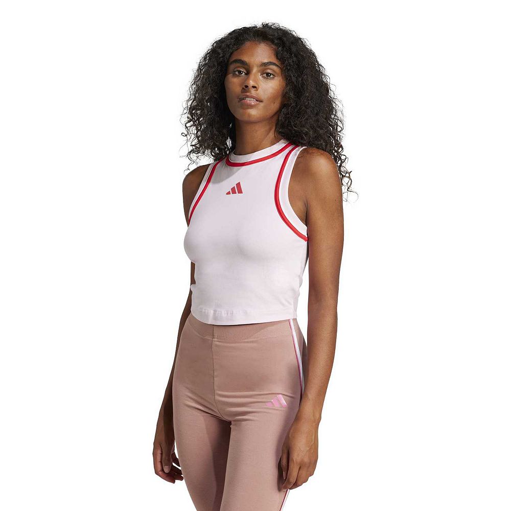 Women's adidas Essentials Color Pop Cropped Sportswear Tank Top
