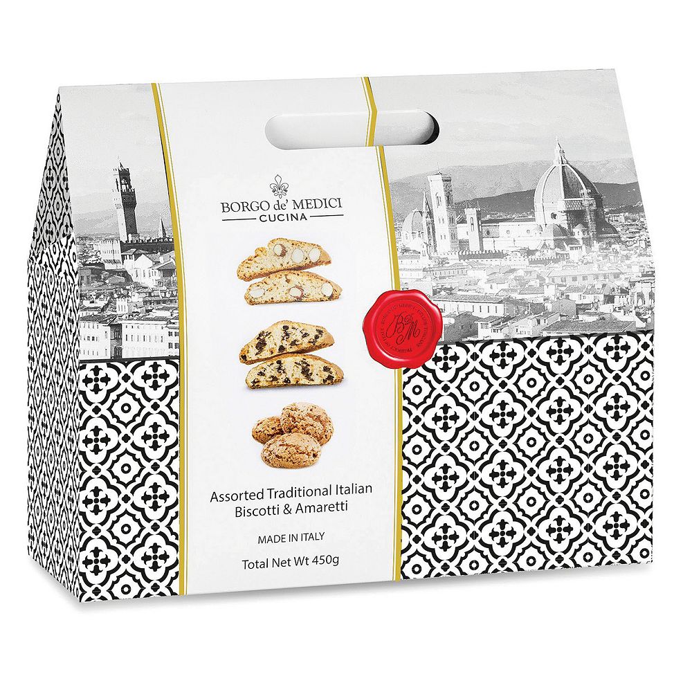 Borgo De Medici Assorted Italian Biscotti and Amaretti Box