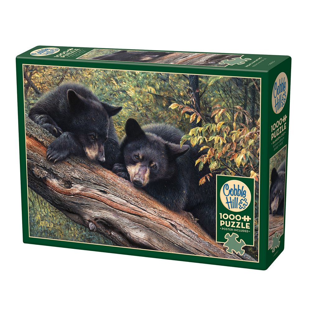 Outset Media Cobble Hill 1000 Piece Puzzle: Bear Mom's Awaiting