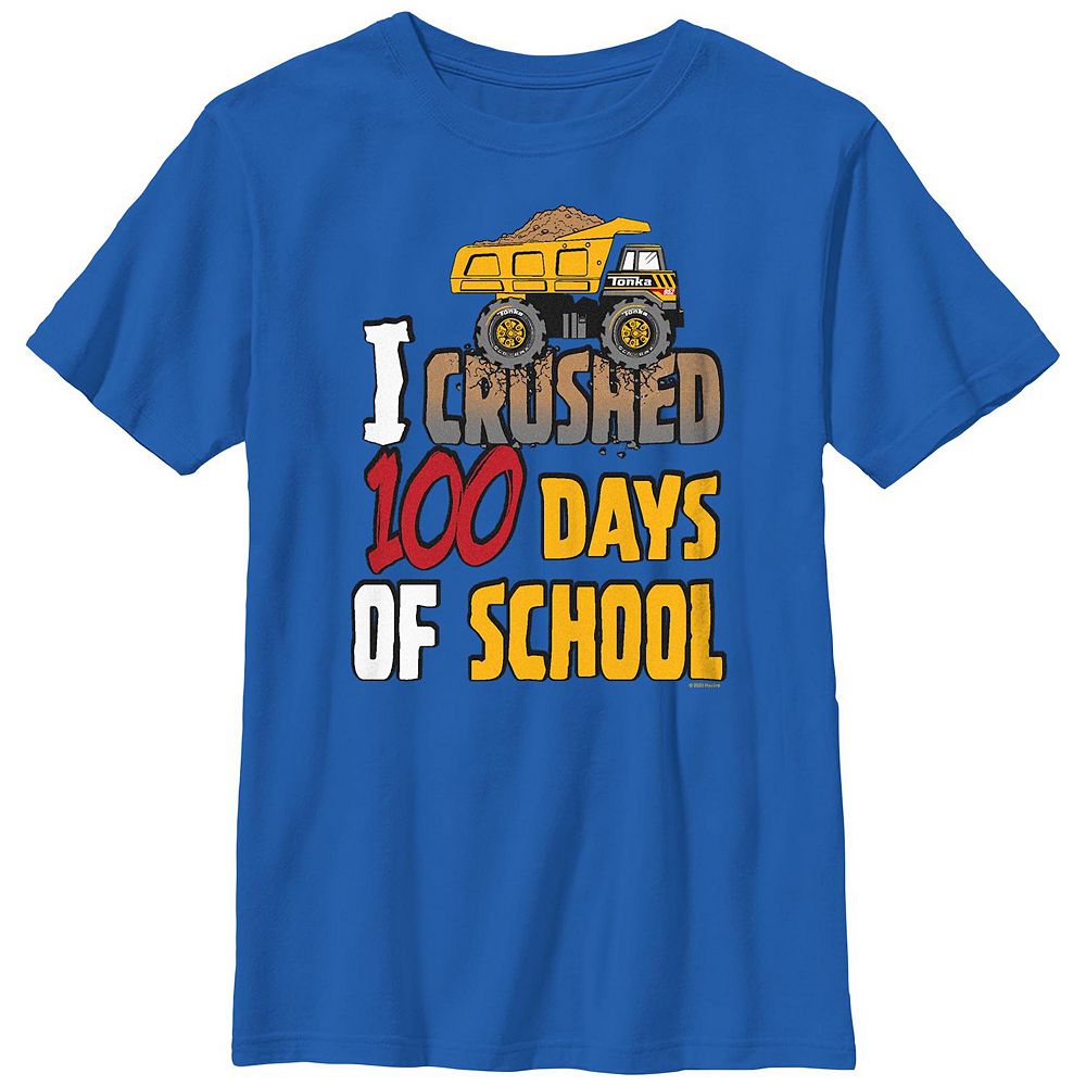 Boys 6-20 Tonka I Crushed 100 Days of School Graphic Tee