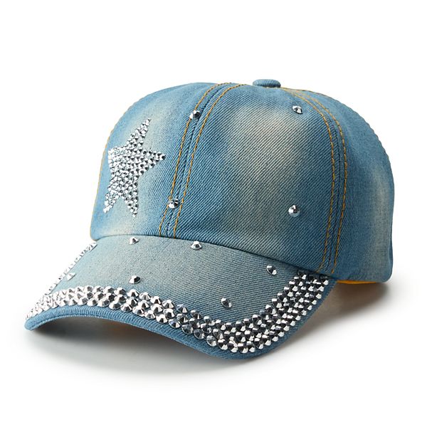 Women's Olivia and Kate Bling Star Baseball Cap