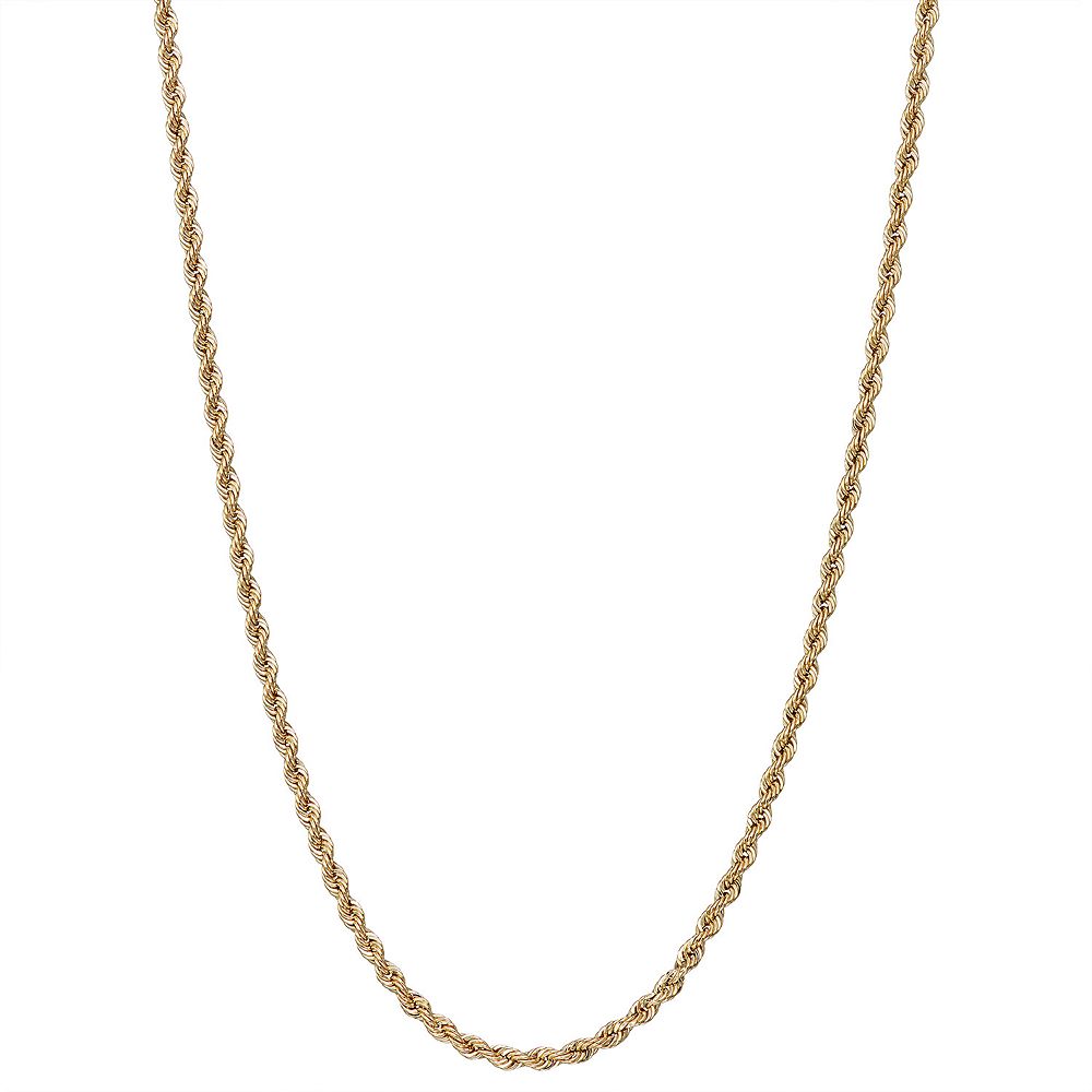 Charming Girl Kids' 10k Gold Rope Chain Necklace