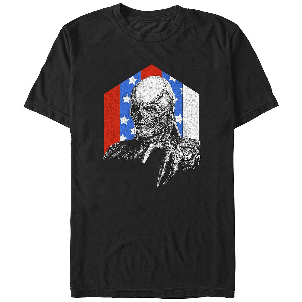 Men's Stranger Things Red White And Blue Vecna Graphic Tee