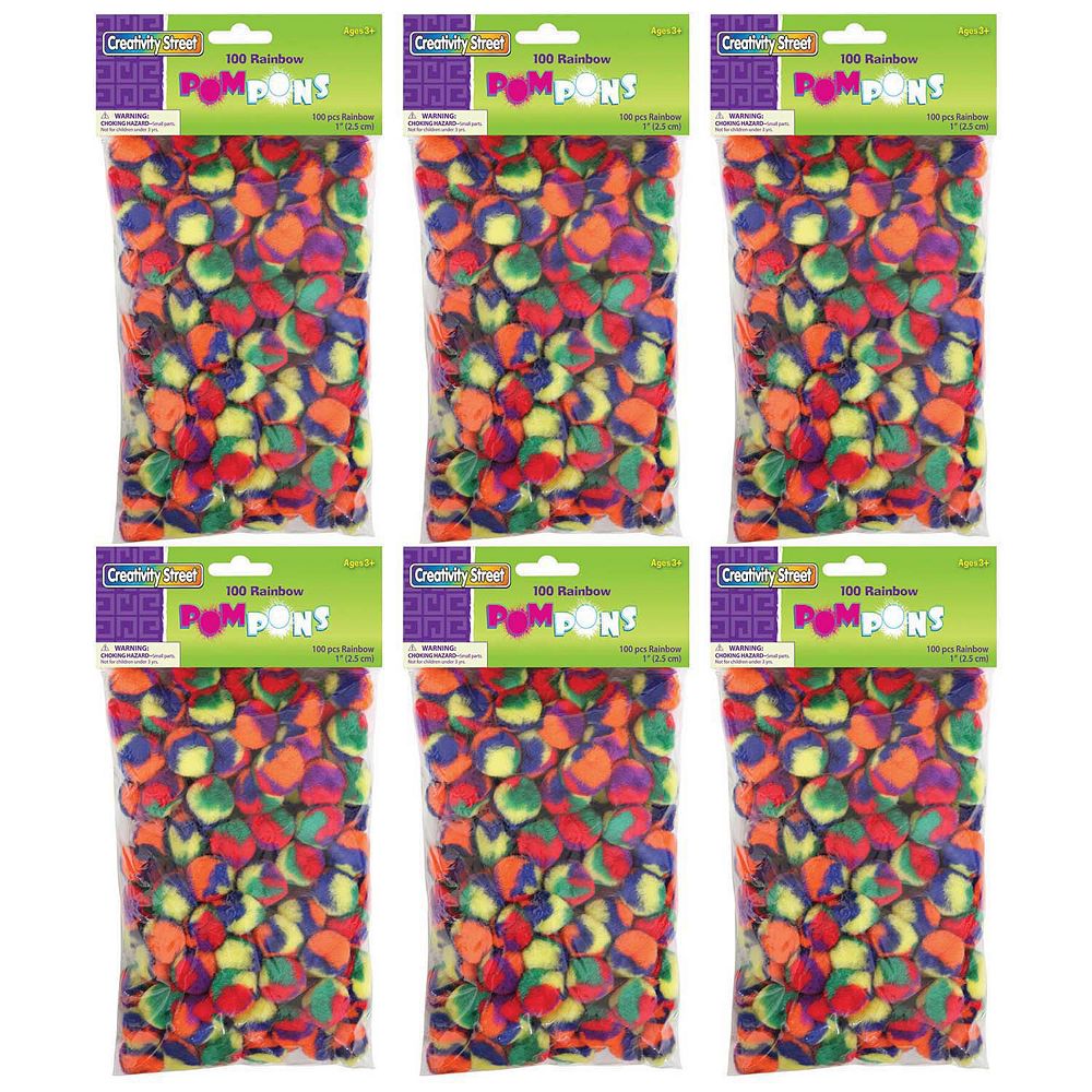 Dixon 6-Pack Creativity Street Pom Poms
