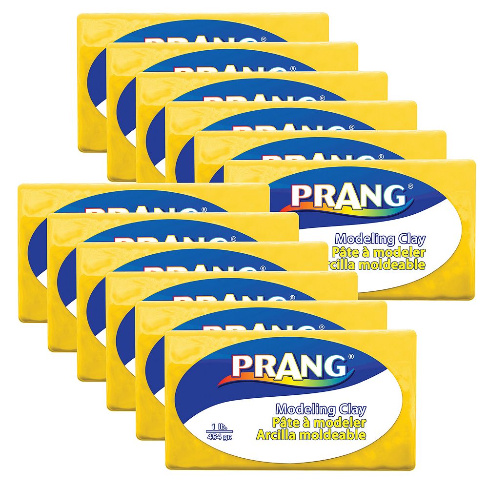 Dixon Prang 1 lb. Yellow Modeling Clay 12-pk.