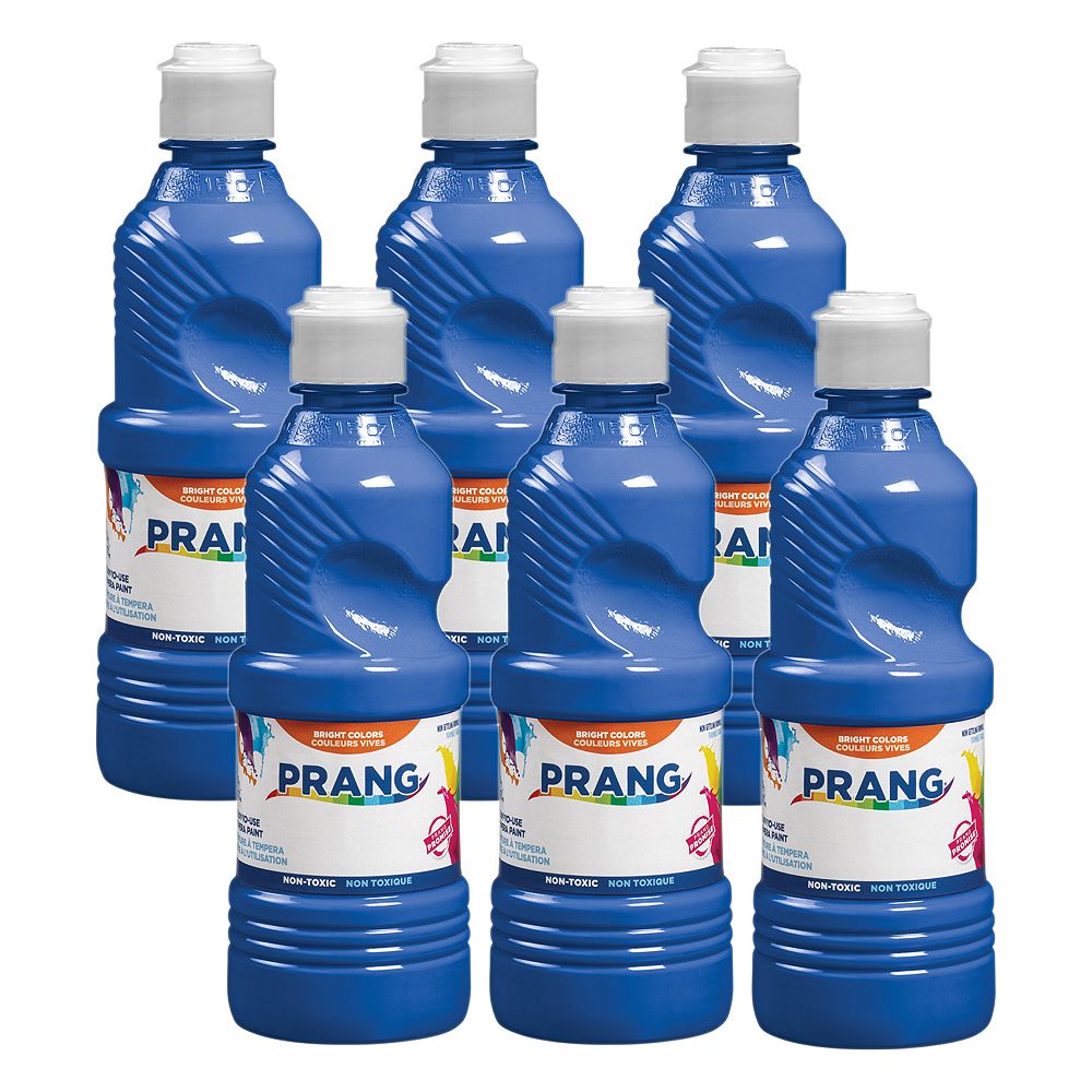 Dixon Prang 16 oz. Ready-to-Use Tempera Blue Paint 6-pk.