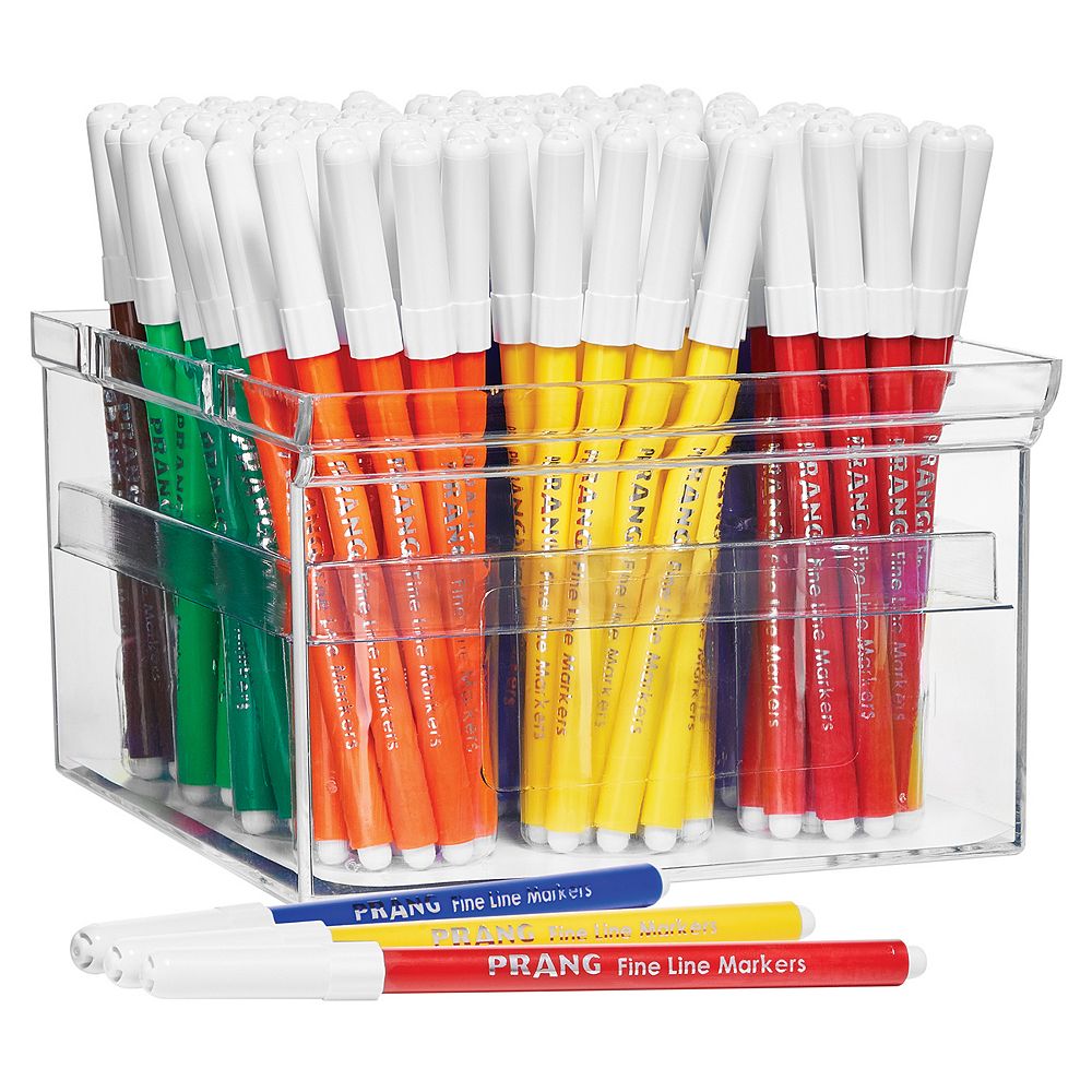 Dixon Prang 12 Color Fine Tip Classic Art Markers Set 144-pk.