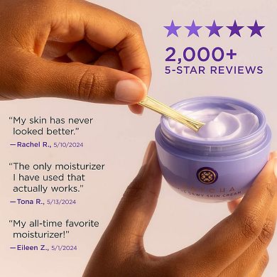 Tatcha The Dewy Skin Cream Plumping & Hydrating Refillable Moisturizer