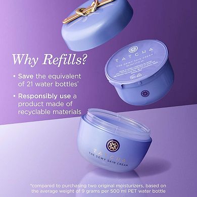 Tatcha The Dewy Skin Cream Plumping & Hydrating Refillable Moisturizer