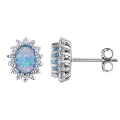 Kohls opal earrings store