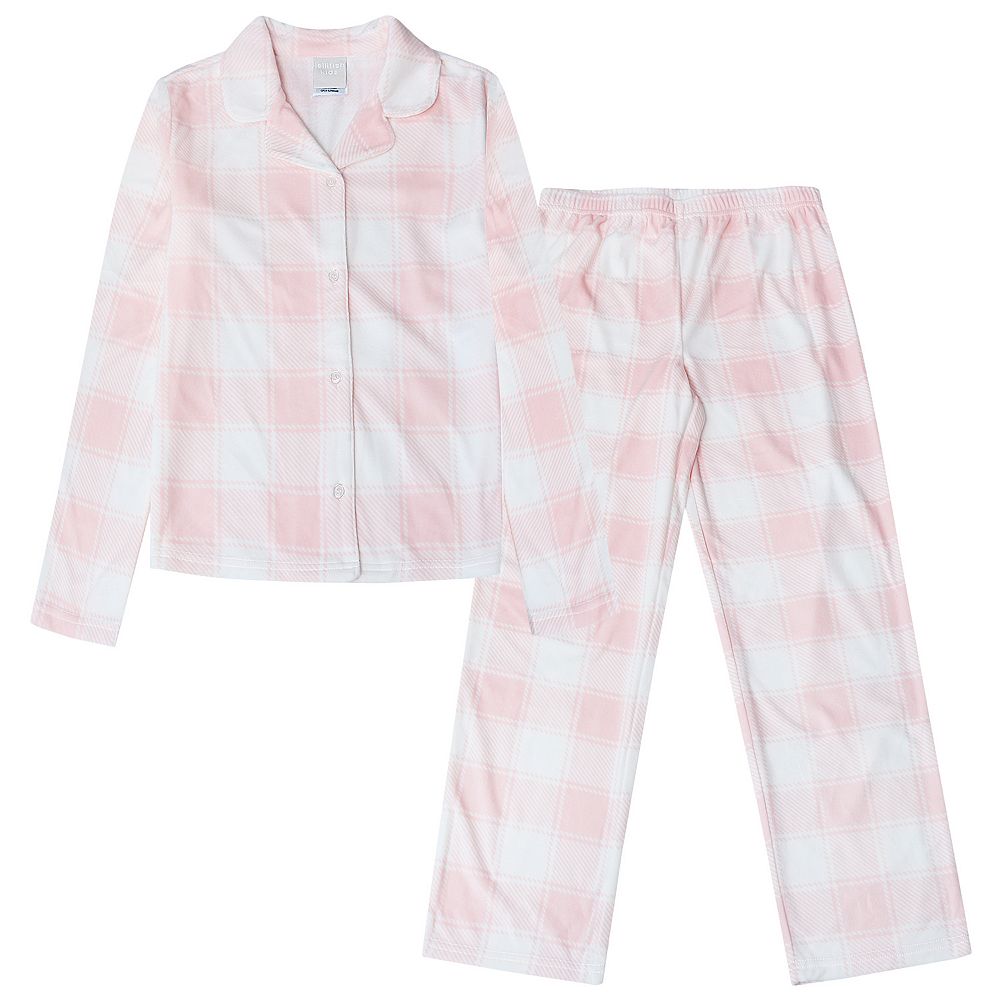 Girls 4-16 Jellifish 2-Piece Long Sleeve Button-Down Pajama Top ...