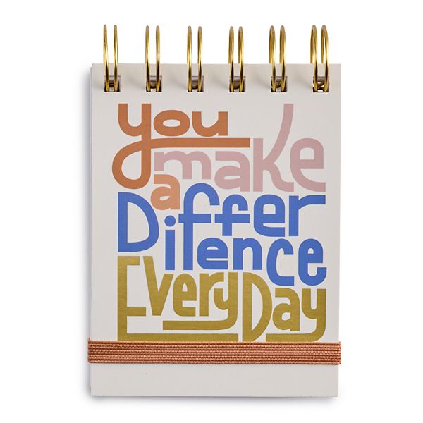 Punch Studio You Make A Difference Spiral Notepad