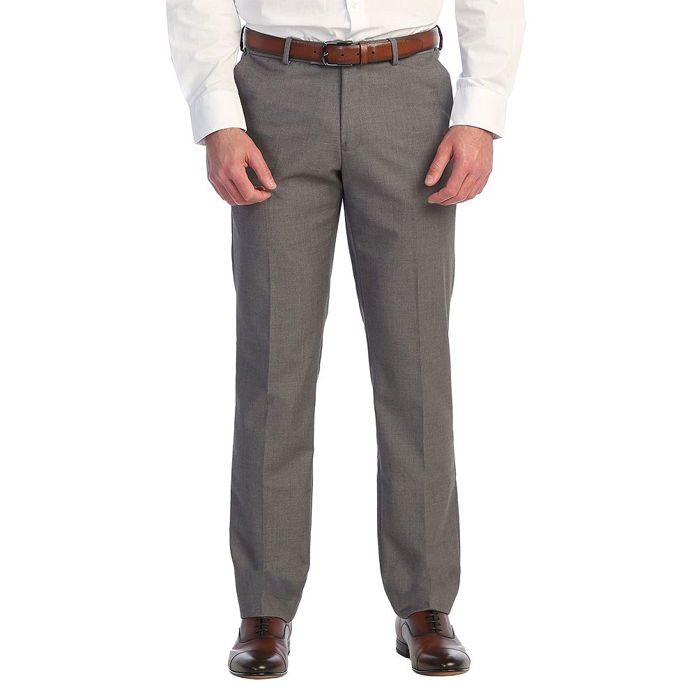 Gioberti Mens Hidden Expandable Waist Dress Pants