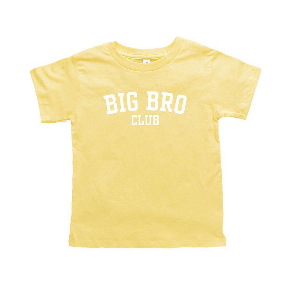 Big Bro Club Toddler Short Sleeve Graphic Tee