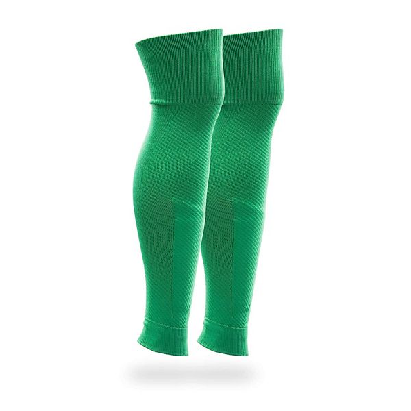 Soccer Footless Leg Sleeves Sock With Shin Guard Pocket No Shin Guards ...