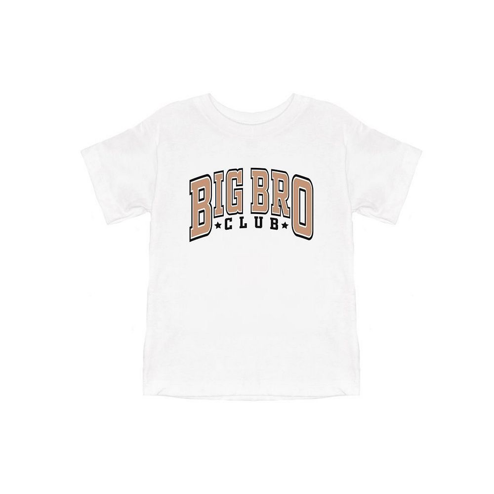 Big Bro Club Stars Toddler Short Sleeve Graphic Tee