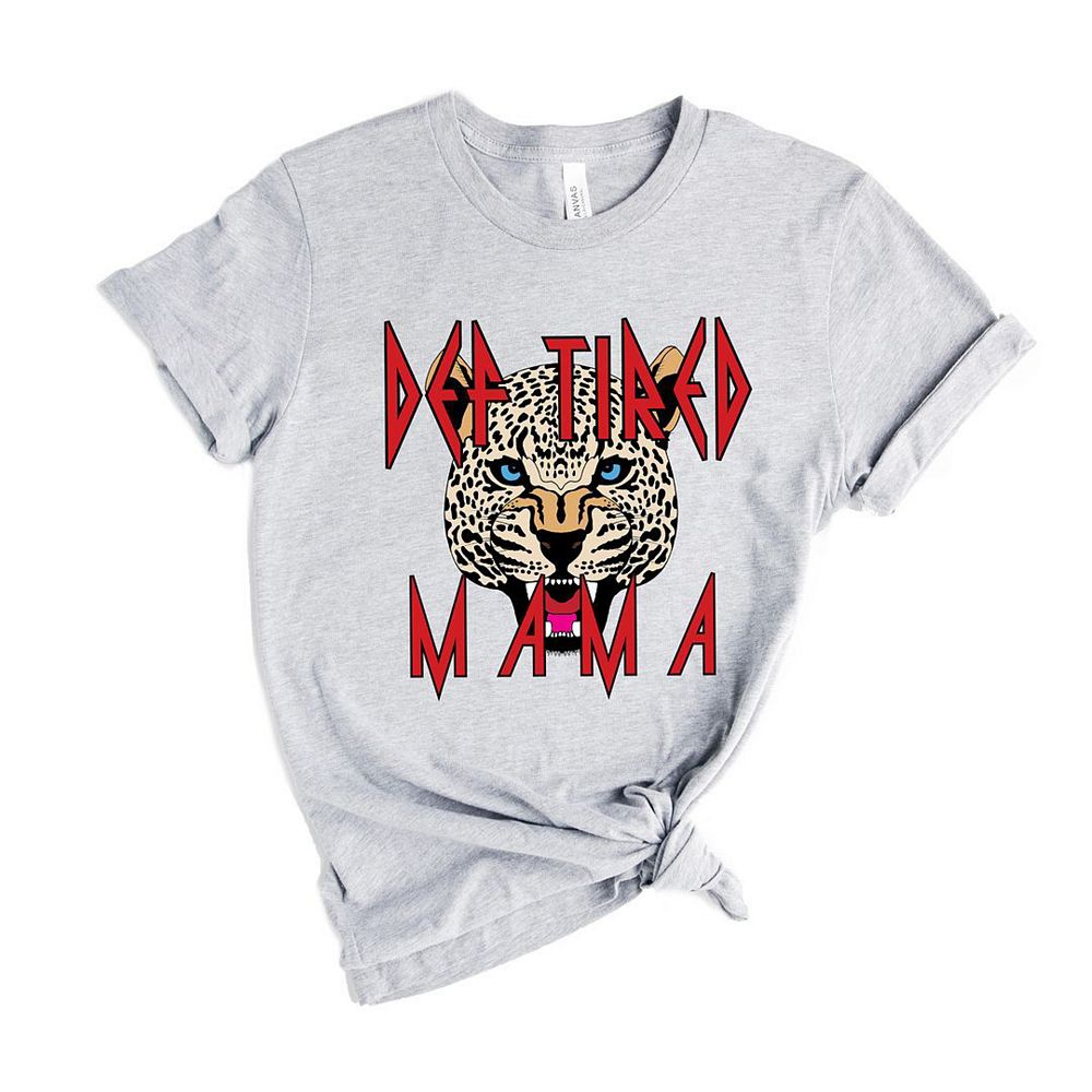 Def Tired Mama Short Sleeve Graphic Tee