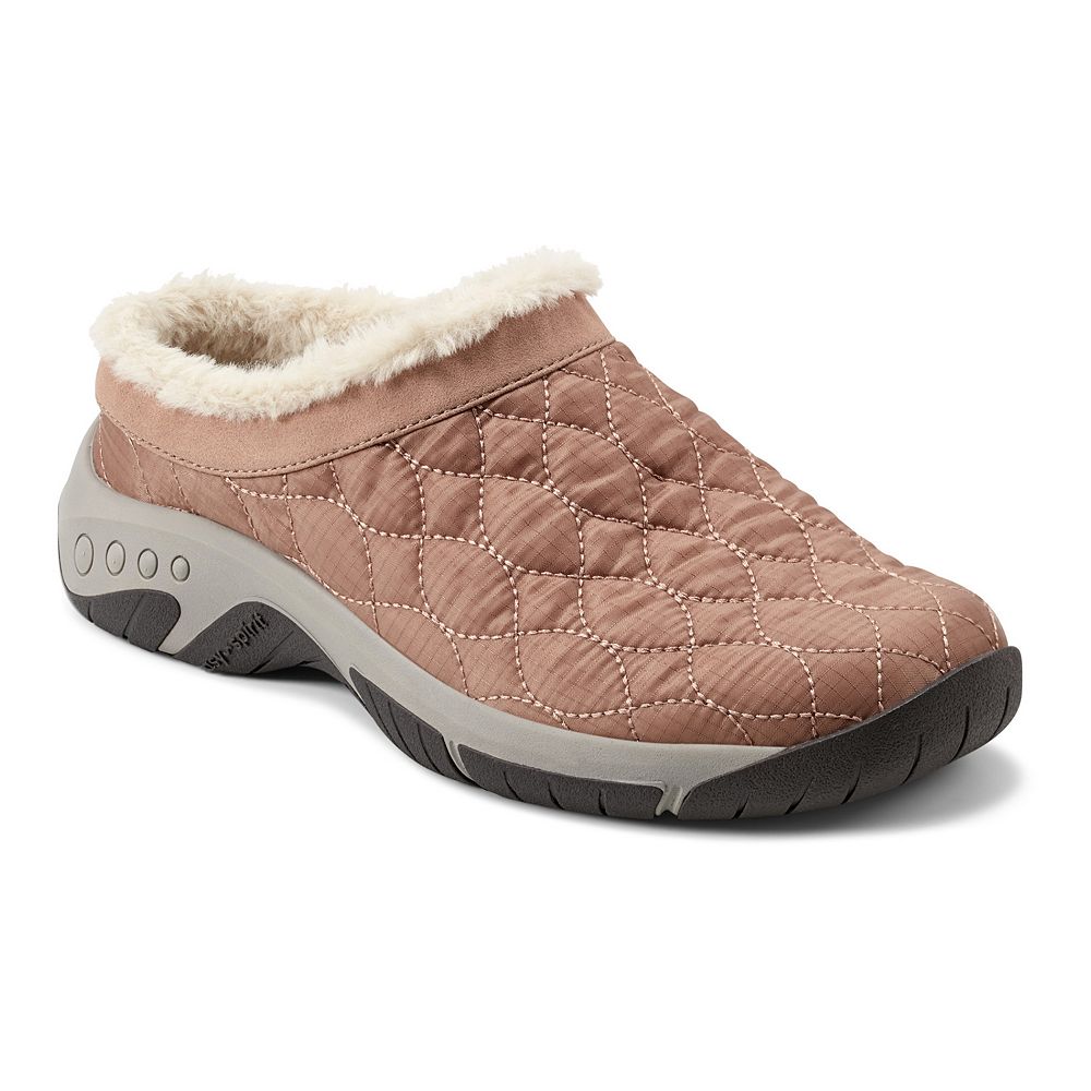 Easy Spirit Wimmy Faux-Fur Trim Women's Slip-On Mules