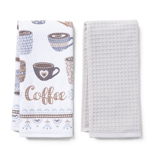 Caro Home Coffee First Kitchen Towel 2-pk.