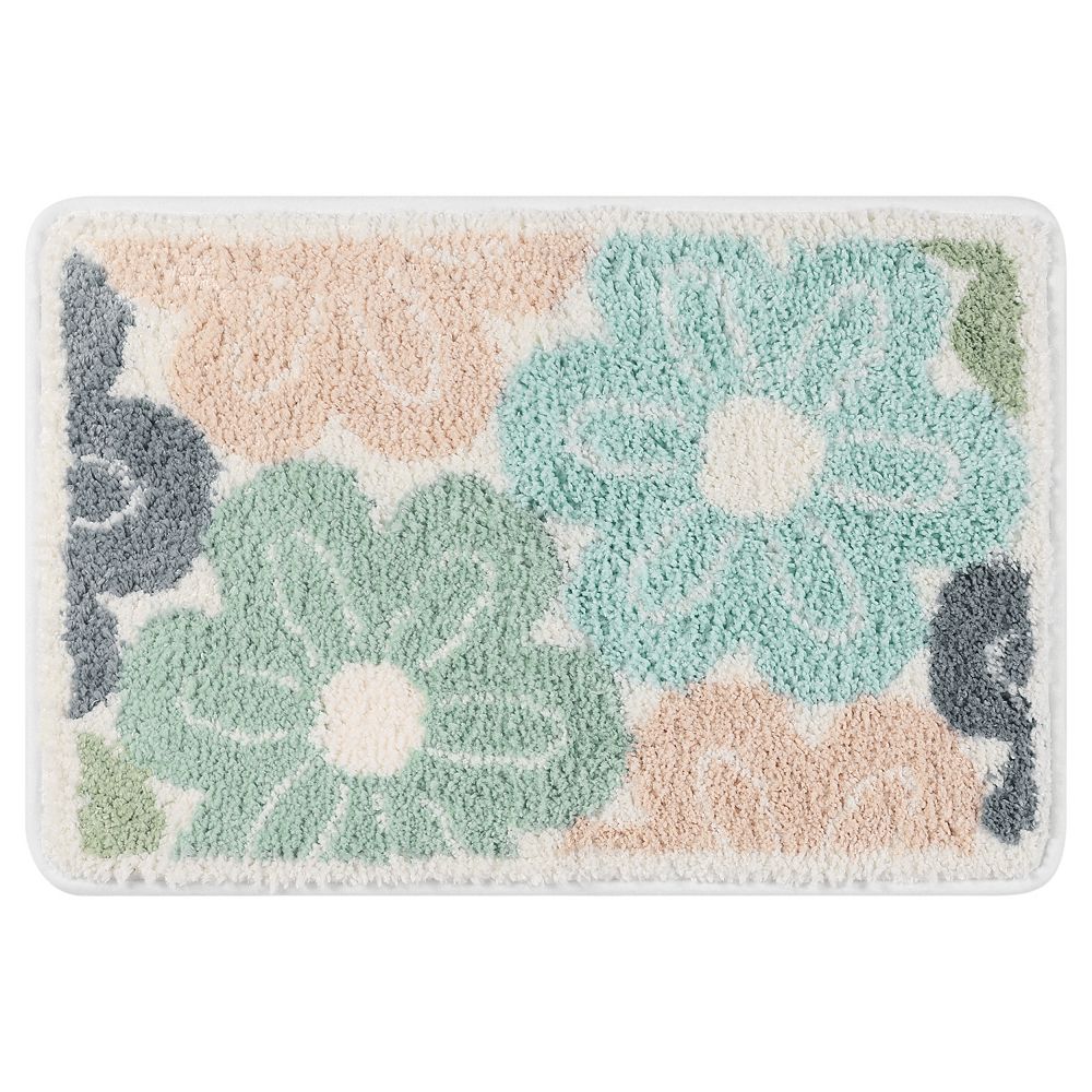 Non Slip Bath Mat For Bathroom Absorbent Fluffy Soft Bathroom Mat Floor Rug