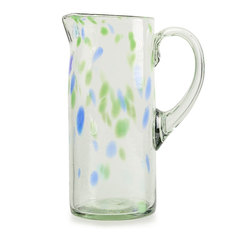 Global Goods Partners Straight Glass Pitcher - Sea Green