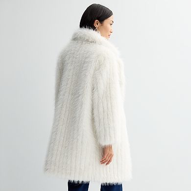 Women's Farmers Market Faux Fur Long Coat