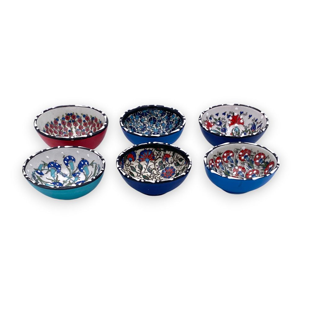 Discover Europe - Made in Turkey 6-pc. Nakkas Cini Tid Bit Dishes Set