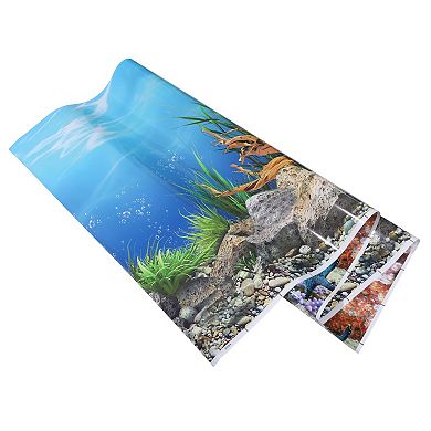 Aquarium Background Poster Double-sided Fish Tank Background Decorative ...