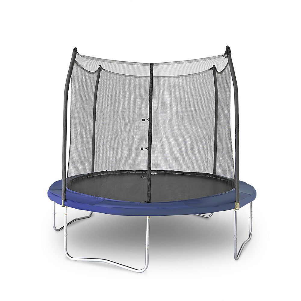 Skywalker Trampolines 10 Ft Round Outdoor Trampoline With Safety ...