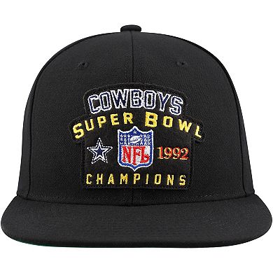 Men's Mitchell & Ness Black Dallas Cowboys 1992 NFL Super Bowl ...