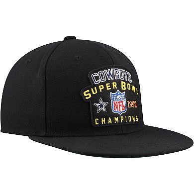 Men's Mitchell & Ness Black Dallas Cowboys 1992 NFL Super Bowl ...