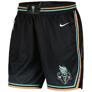 Women's Nike Black New York Liberty On-Court Victory Performance Shorts