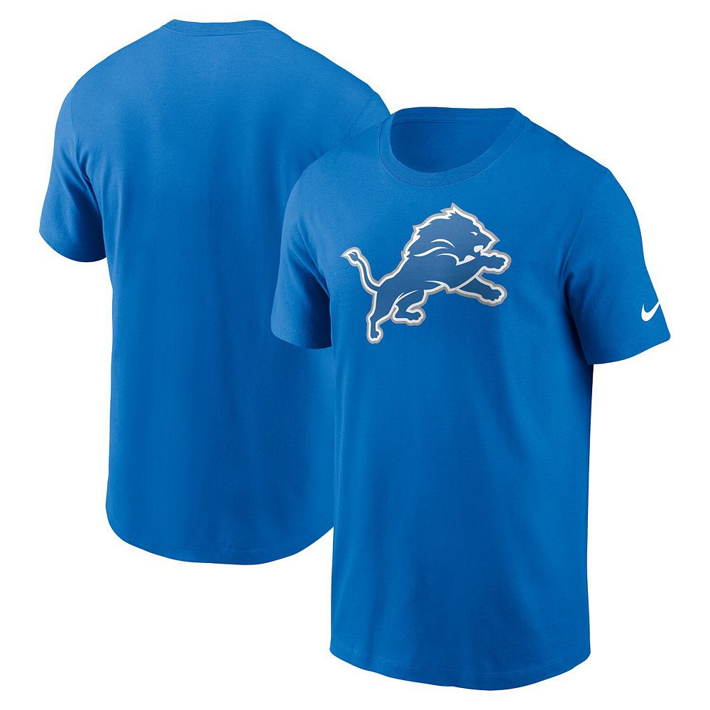 Men's Nike Blue Detroit Lions Primary Logo T-Shirt