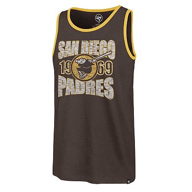 Men's '47 Brown San Diego Padres Upload Franklin Tank Top