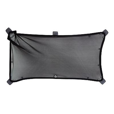 Magnetic stretch to fit sun shade store