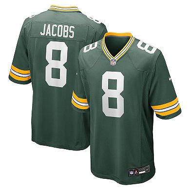 Men's Nike Josh Jacobs Green Green Bay Packers Team Game Jersey