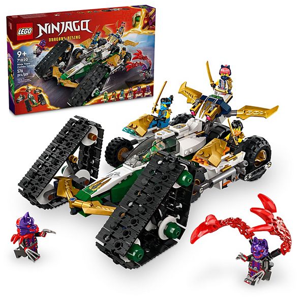 LEGO NINJAGO Ninja Team Combo Vehicle 4 in 1 Ninja Playset 71820 ...